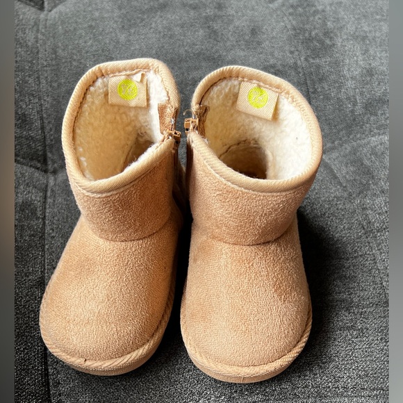 First Steps | Shoes | Tan First Steps Baby Boots | Poshmark